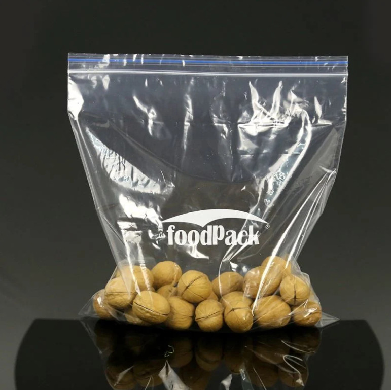 Biodegradable Printed Compostable Poly Bags Reclosable Grip Seal Bags